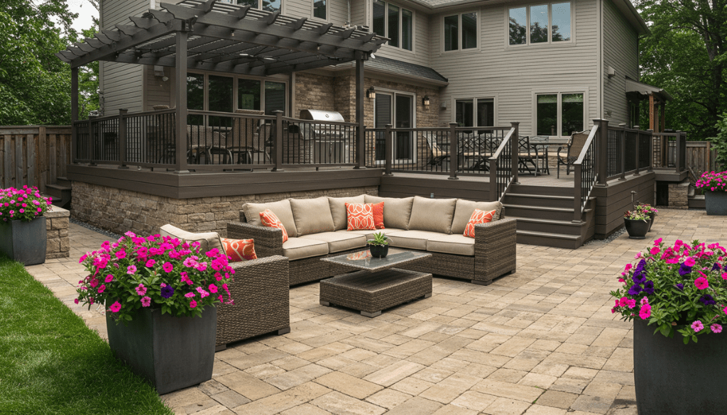 Deck and Patio Combinations